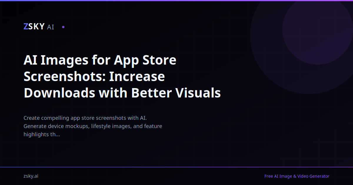 AI Images for App Store Screenshots: Increase Downloads with Better ...